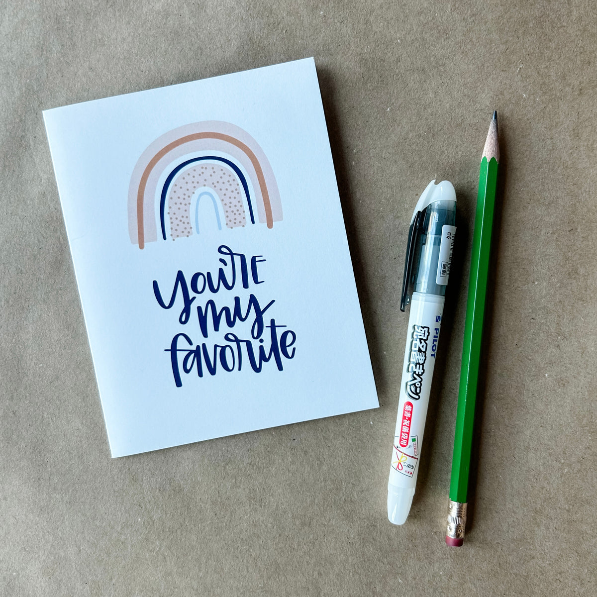 Card: You're My Favorite – Mama Hawk Draws