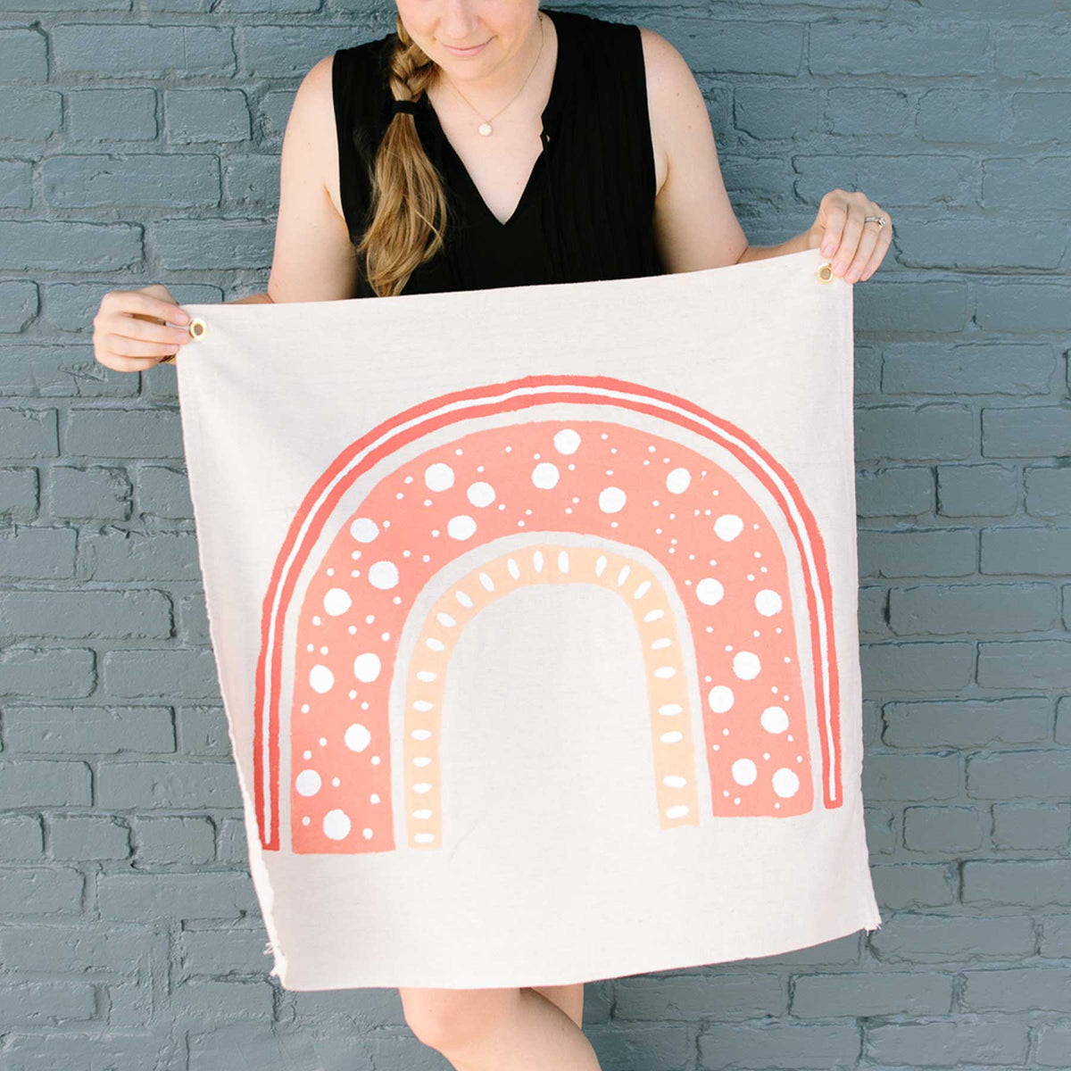 Rainbow Drop Cloth: The Grace – Mama Hawk Draws