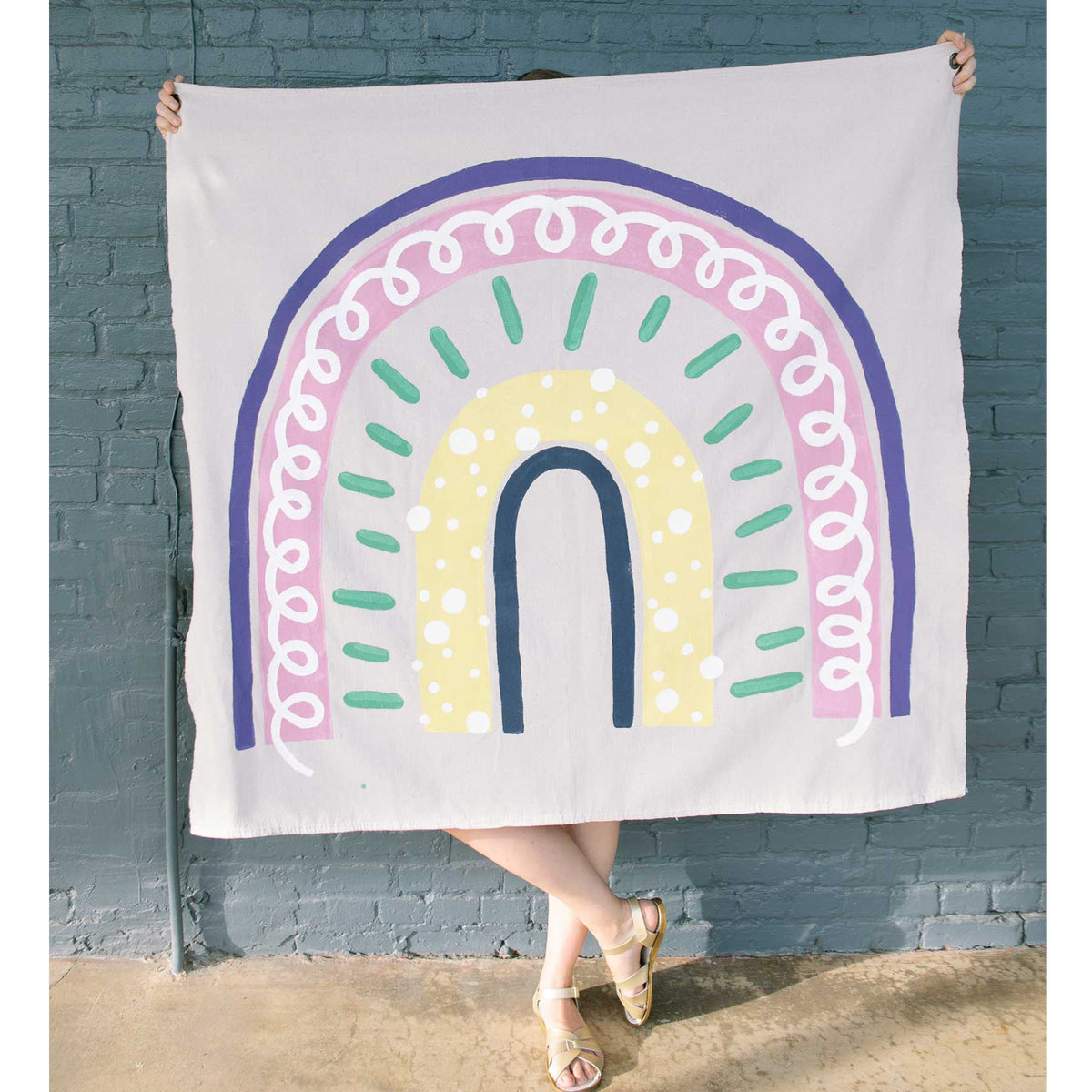 Rainbow Drop Cloth: The Jane – Mama Hawk Draws